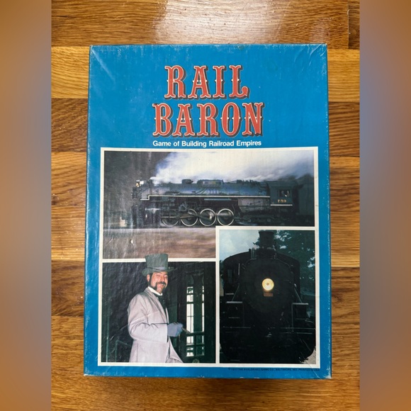 Games | Vintage Rail Baron Game Rare And Complete Excellent Used ...
